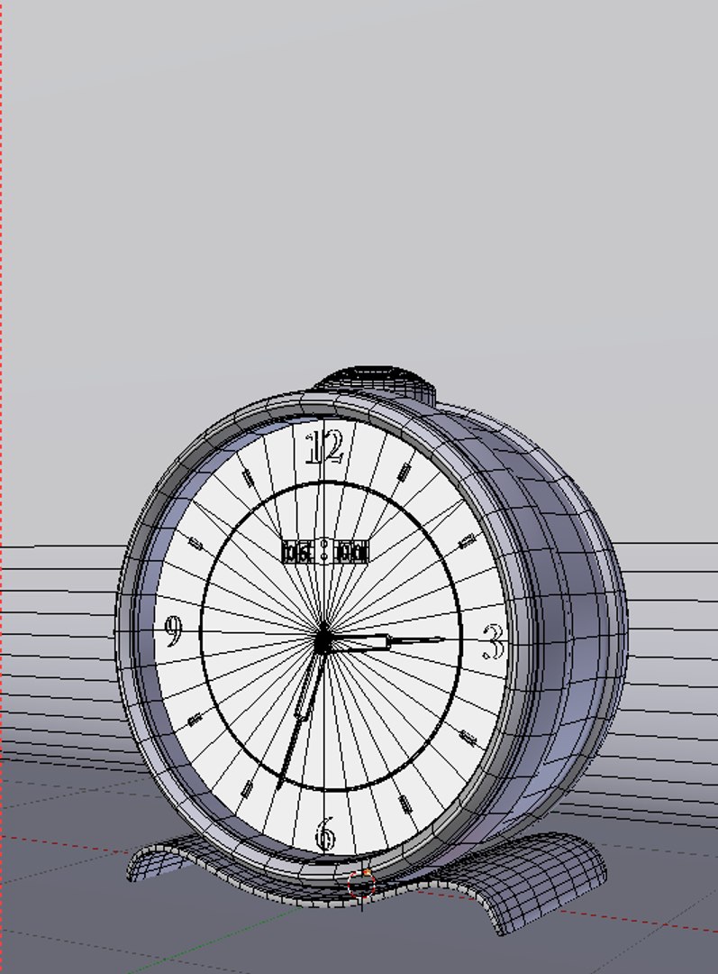 Clock Blender 3d 3ds