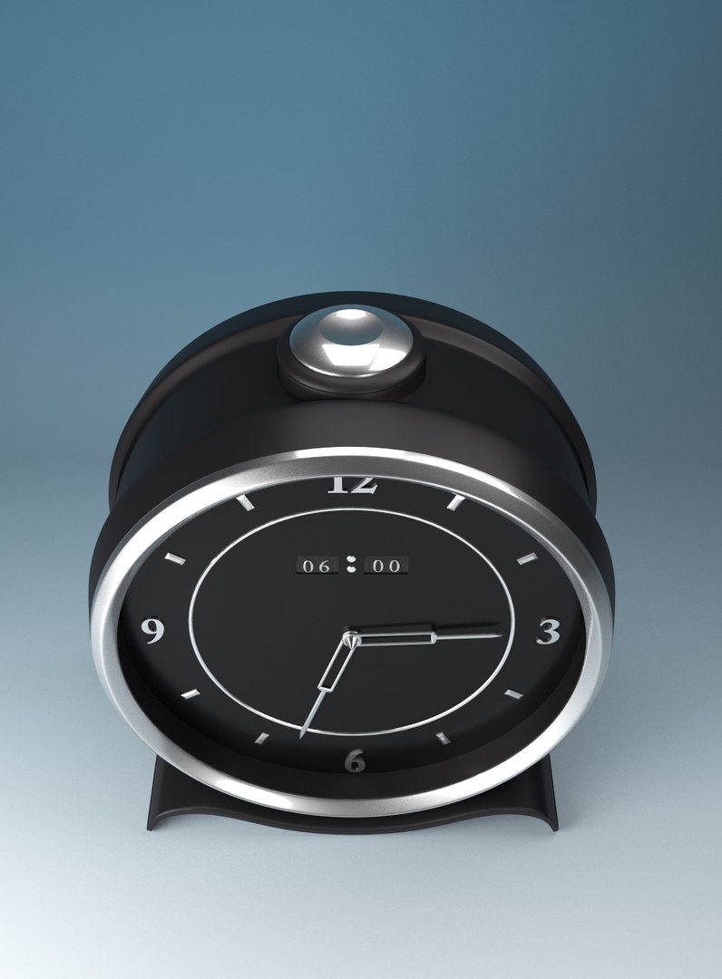 Clock Blender 3d 3ds