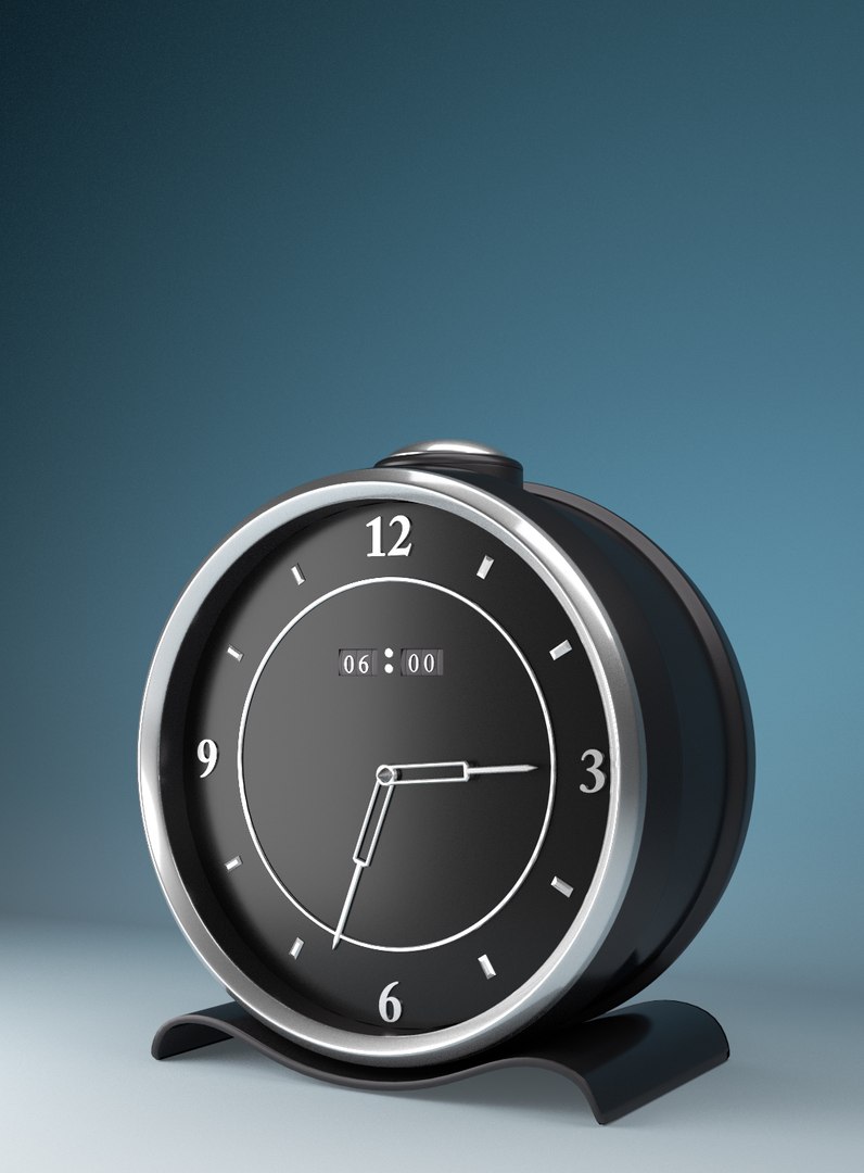 Clock Blender 3d 3ds