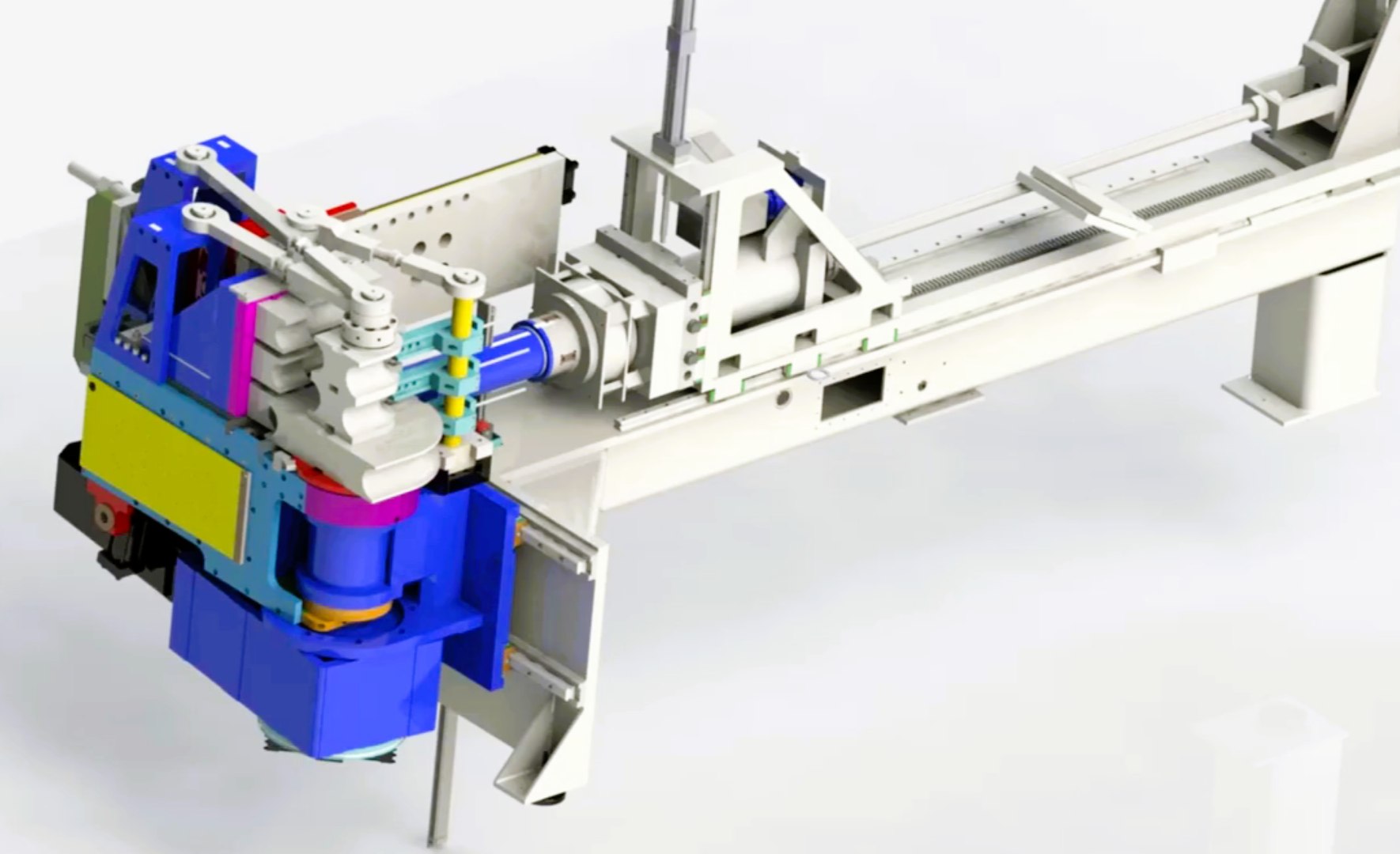 3D Automatic CNC Pipe Bending Machine With Multi-Axis Precision Control ...