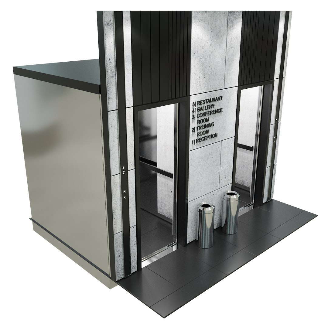 Passenger Elevator Model - TurboSquid 1683378