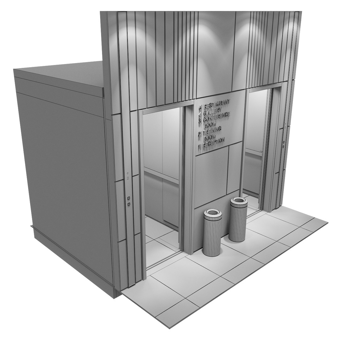 Passenger Elevator Model - TurboSquid 1683378
