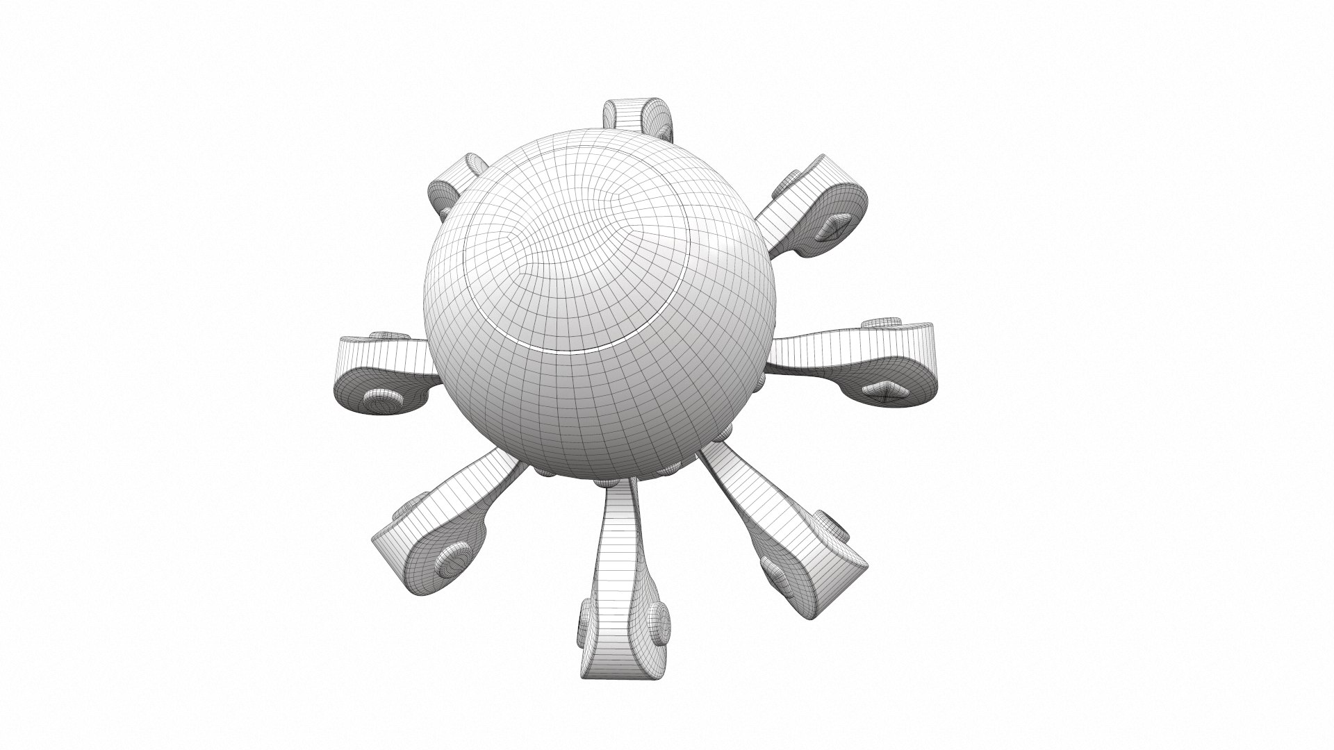 Plastic Baby Toy Octopus 3D Model - TurboSquid 2109014