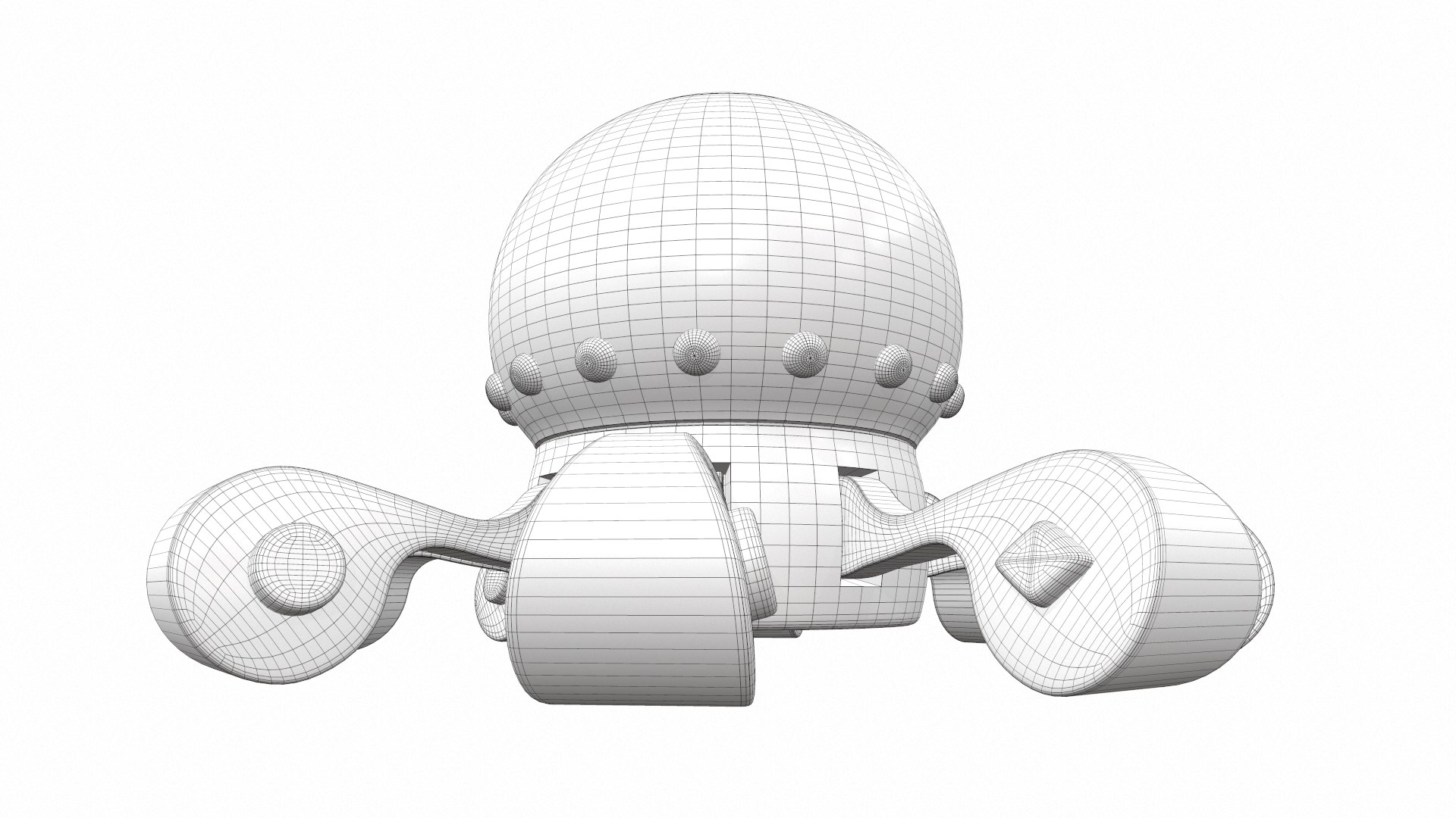 Plastic Baby Toy Octopus 3D Model - TurboSquid 2109014