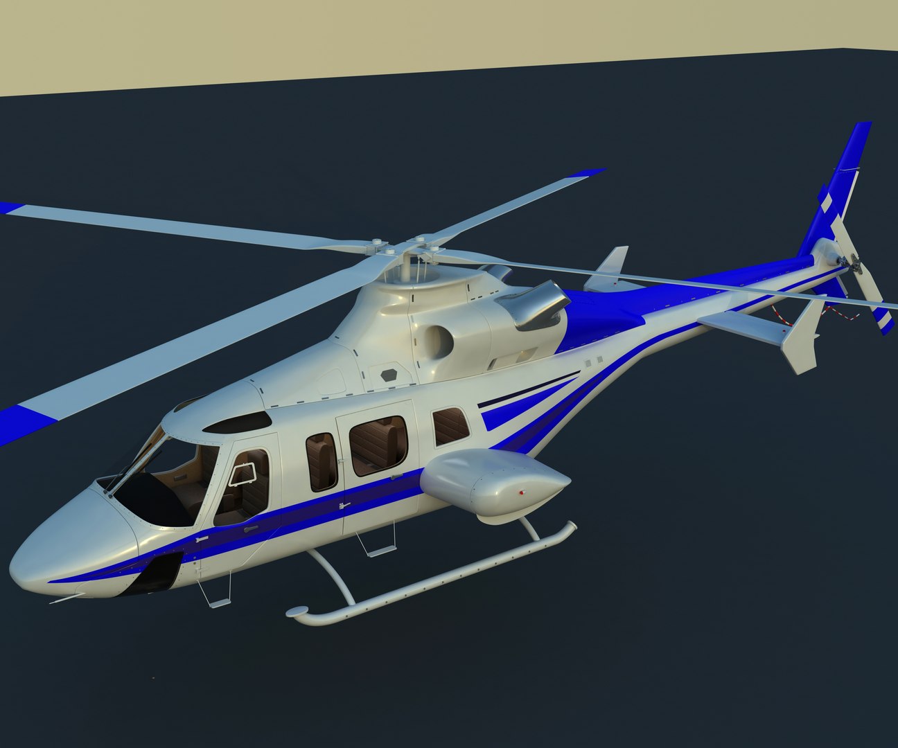 Obj Bell 430 Helicopter