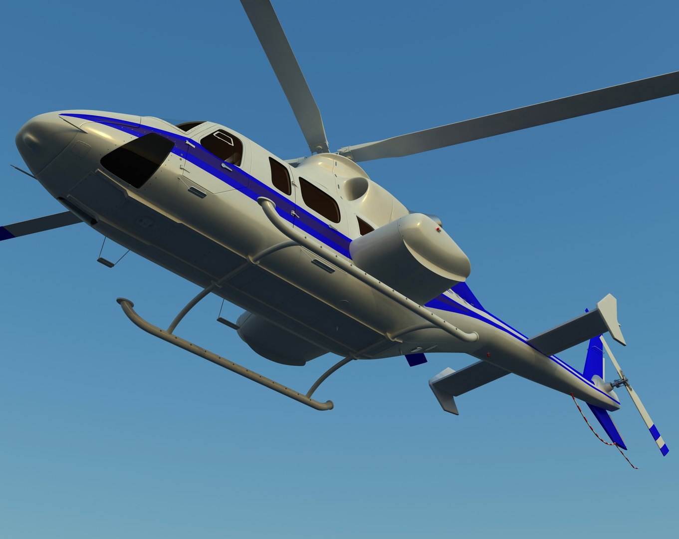 Obj Bell 430 Helicopter