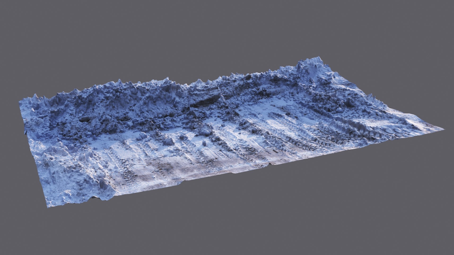 Snow model - TurboSquid 1813997