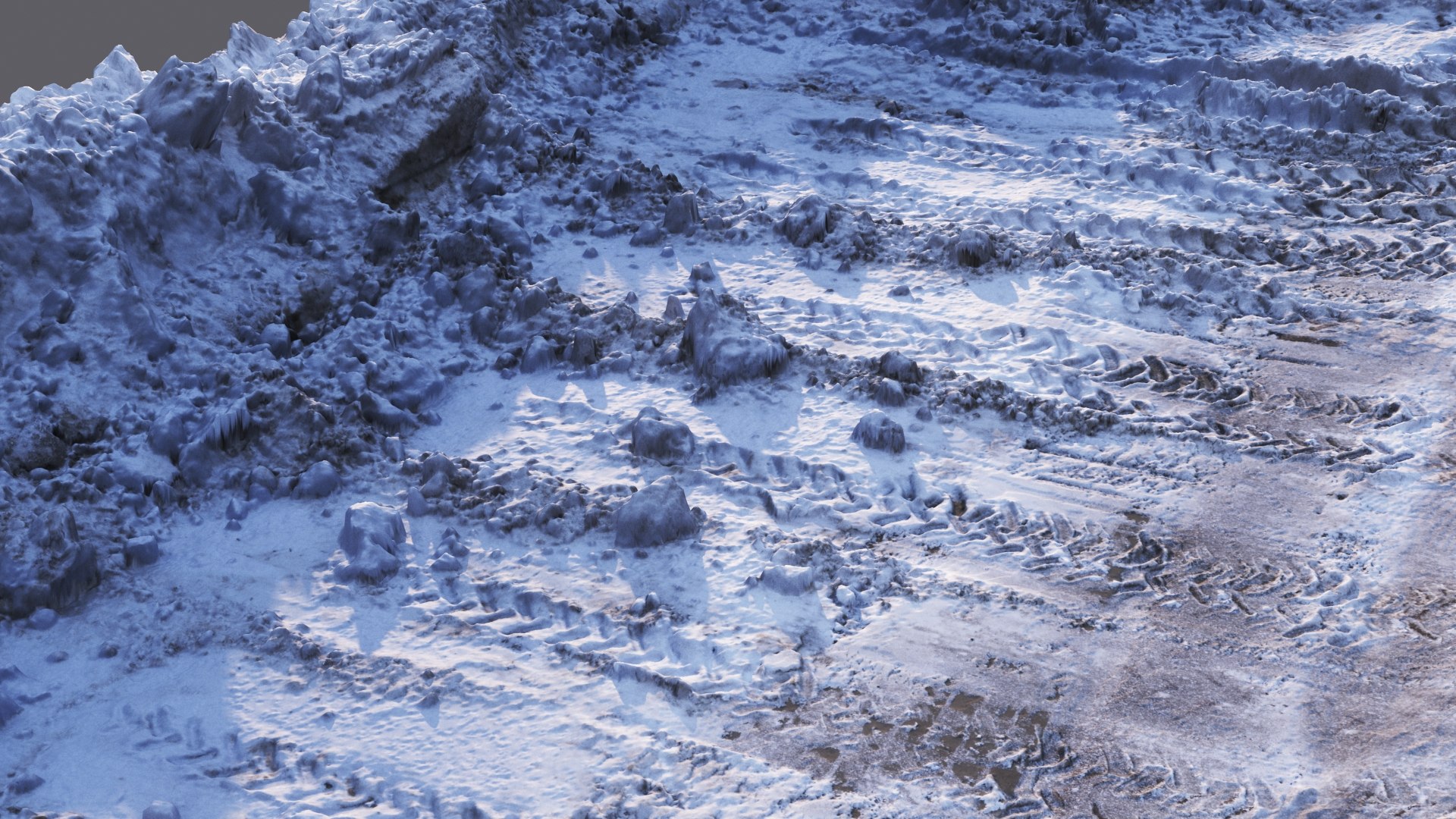 Snow model - TurboSquid 1813997