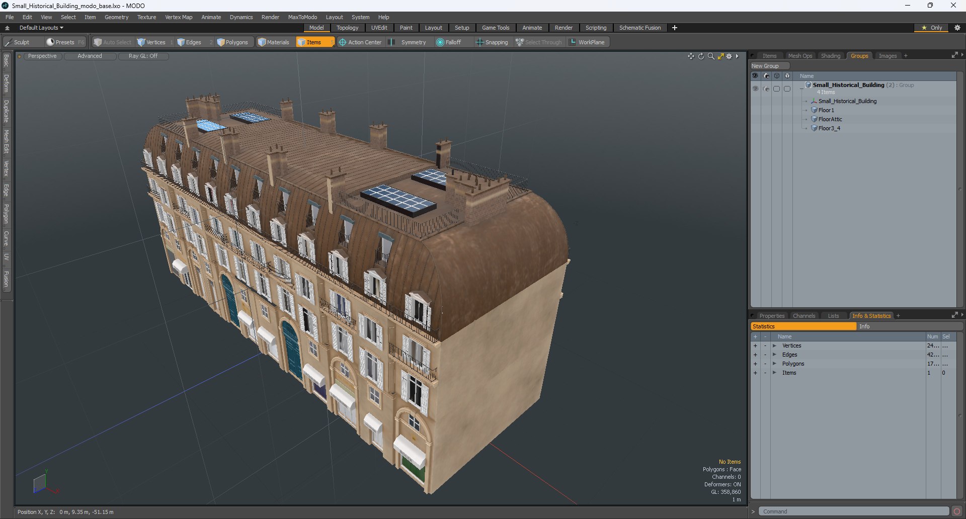 3D Small Historical Building - TurboSquid 2295507