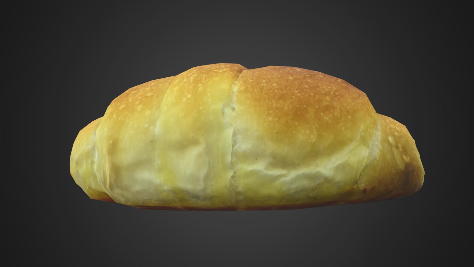 3D Game Ready Salted Butter Roll Bread Model - TurboSquid 2020643