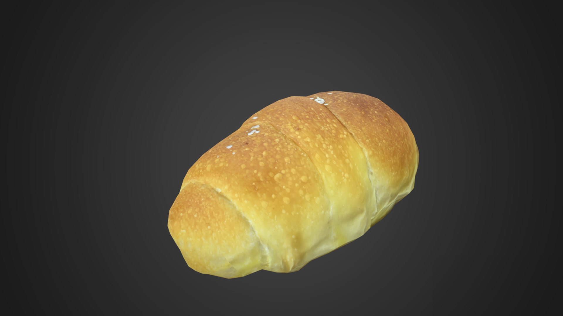 3D Game Ready Salted Butter Roll Bread Model - TurboSquid 2020643