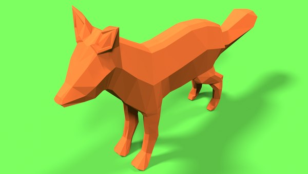 3D fox - TurboSquid 1159779
