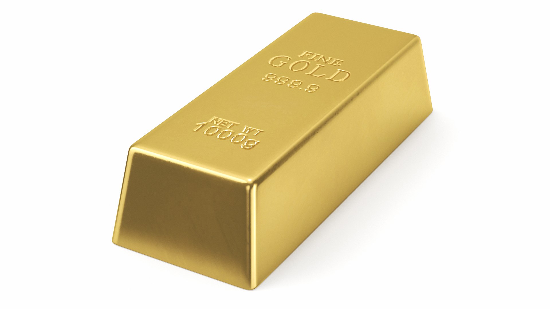 3D Model Gold Bar 02 - TurboSquid 2129396