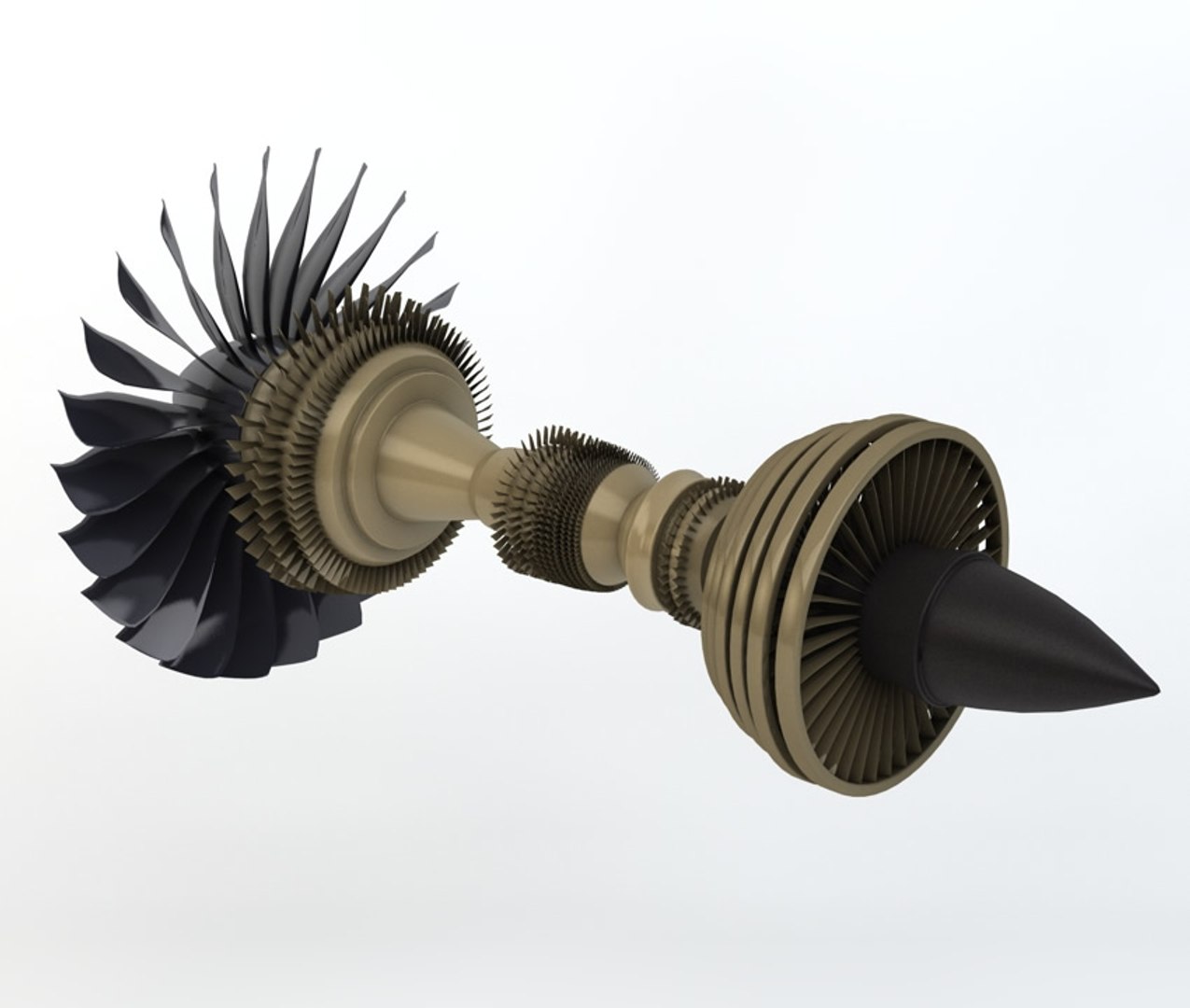 Max Turbo-fan Engine Parts Fan