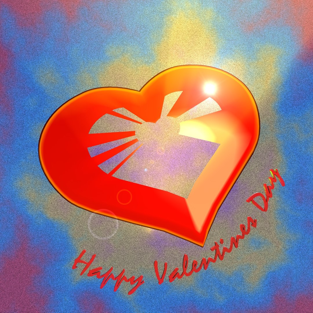 Heart Valentines Day 3d C4d