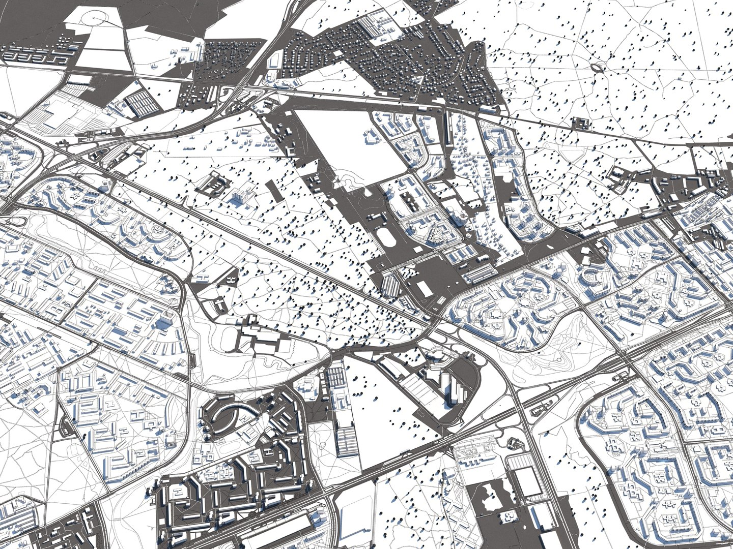 3D Buildings Houses Maps - TurboSquid 1611725