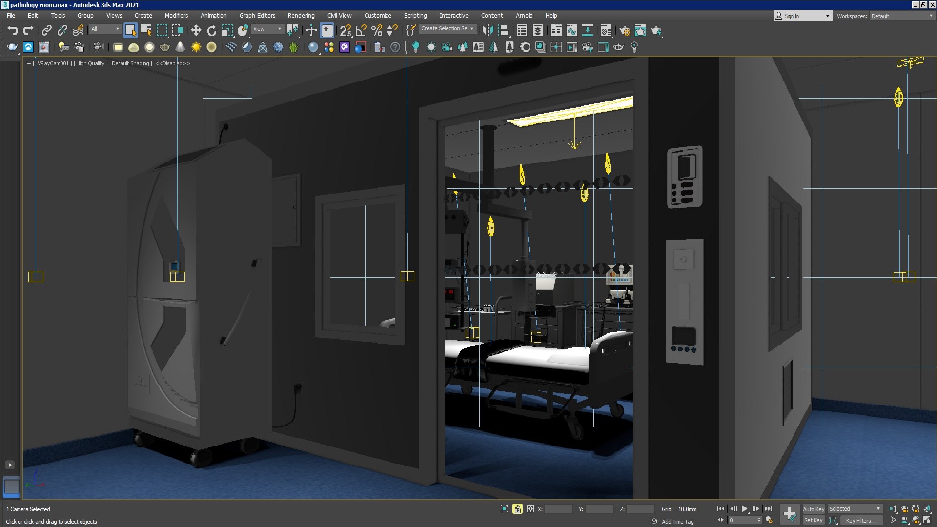 3D pathology room - hospital model - TurboSquid 1869981