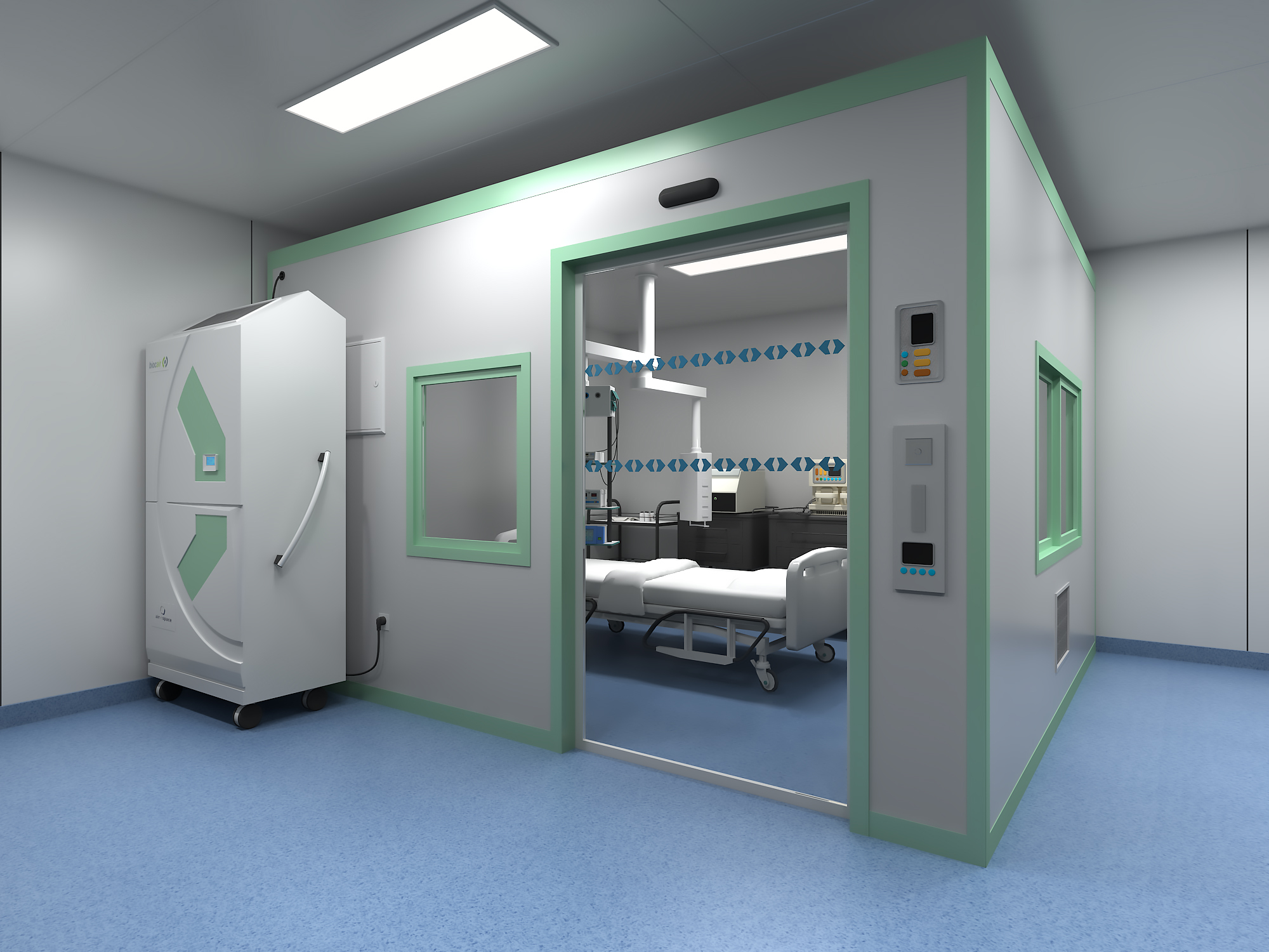 3D pathology room - hospital model - TurboSquid 1869981