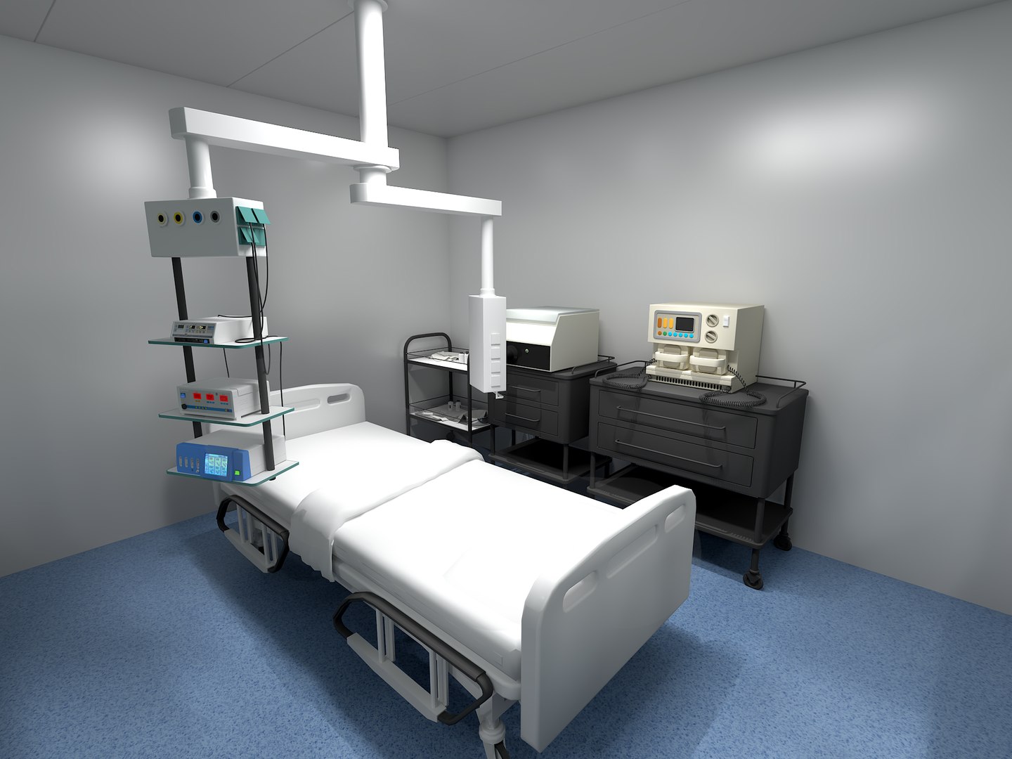 3D pathology room - hospital model - TurboSquid 1869981