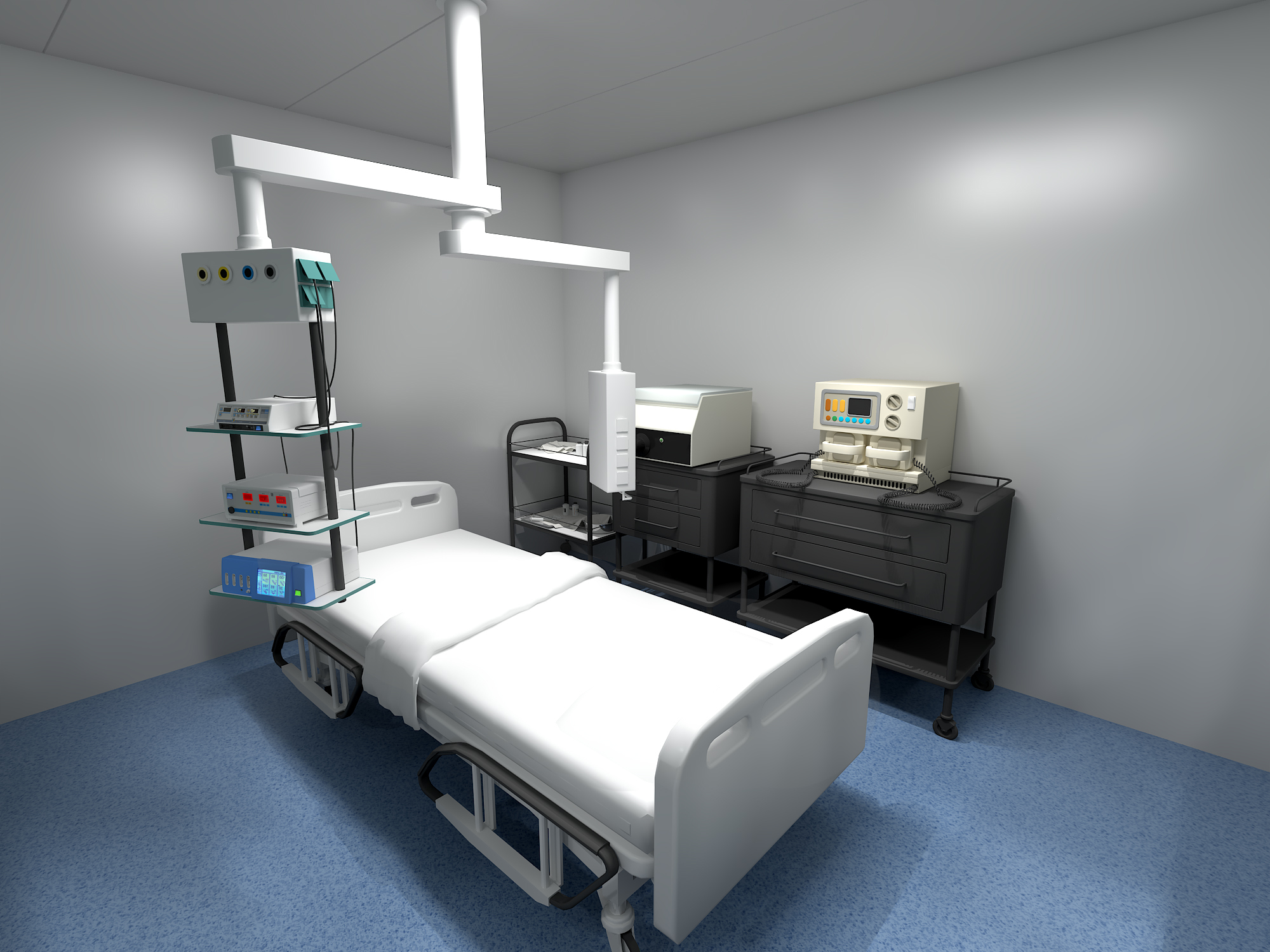 3D pathology room - hospital model - TurboSquid 1869981