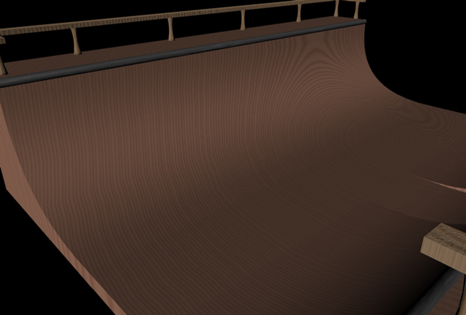 Half Pipe Small 3d Model