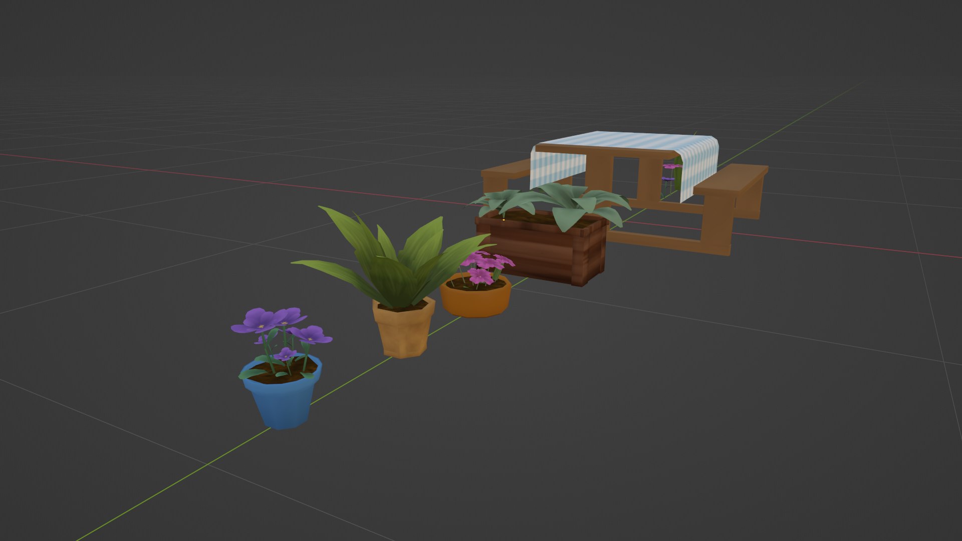 Stylized Plant And Flowers - Low Poly 3D Model 3D Model - TurboSquid ...