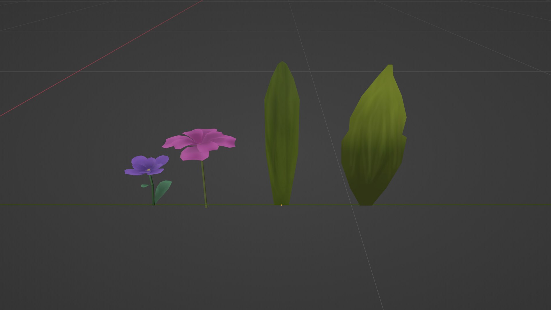 Stylized Plant And Flowers - Low Poly 3D Model 3D Model - TurboSquid ...