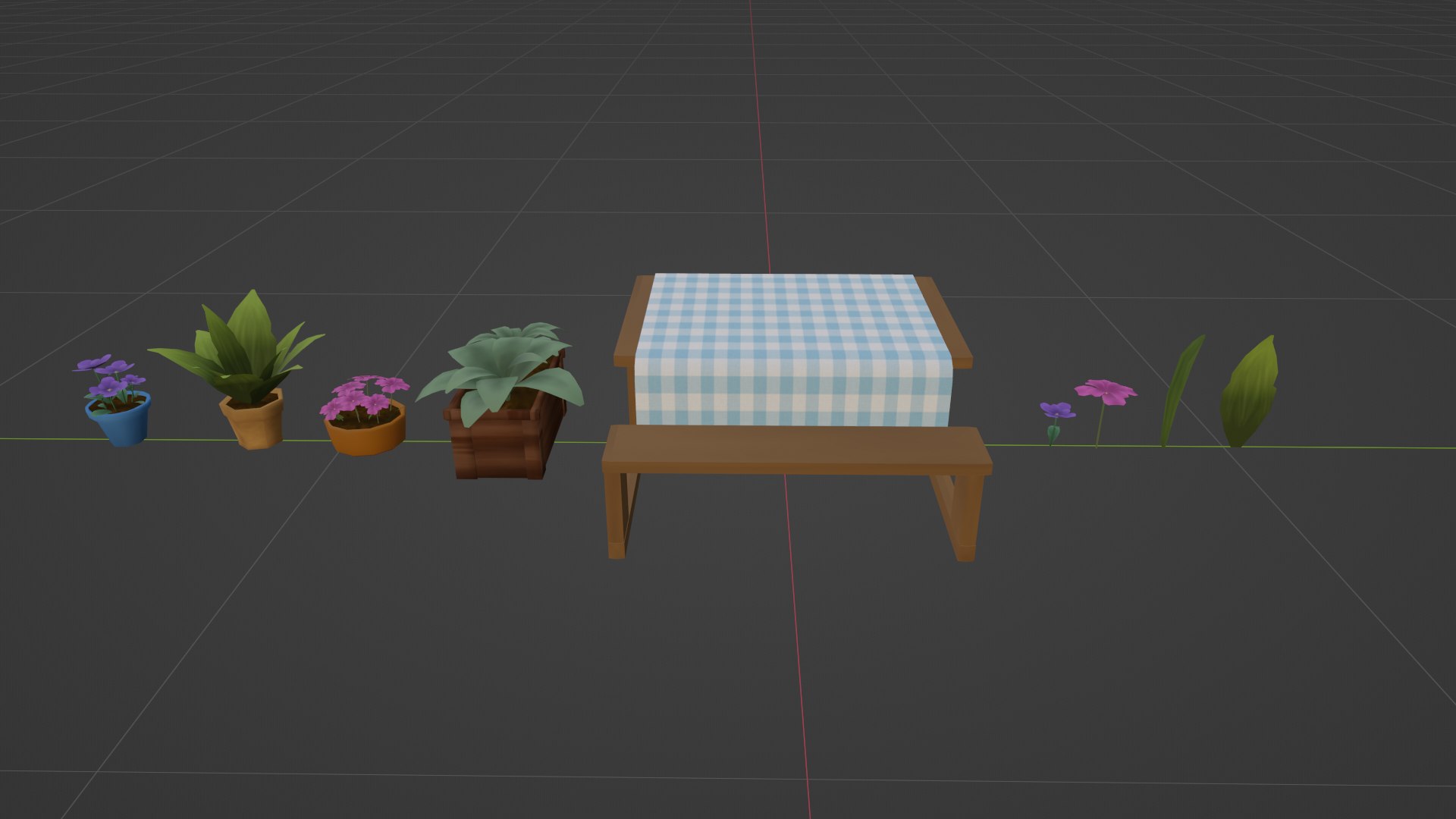 Stylized Plant And Flowers - Low Poly 3D Model 3D Model - TurboSquid ...