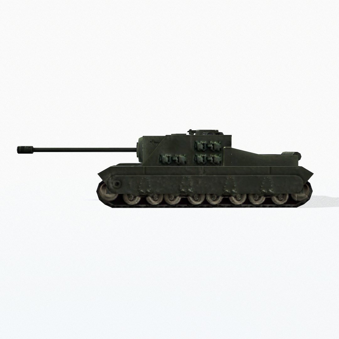 3d Model Tank Tortoise A39