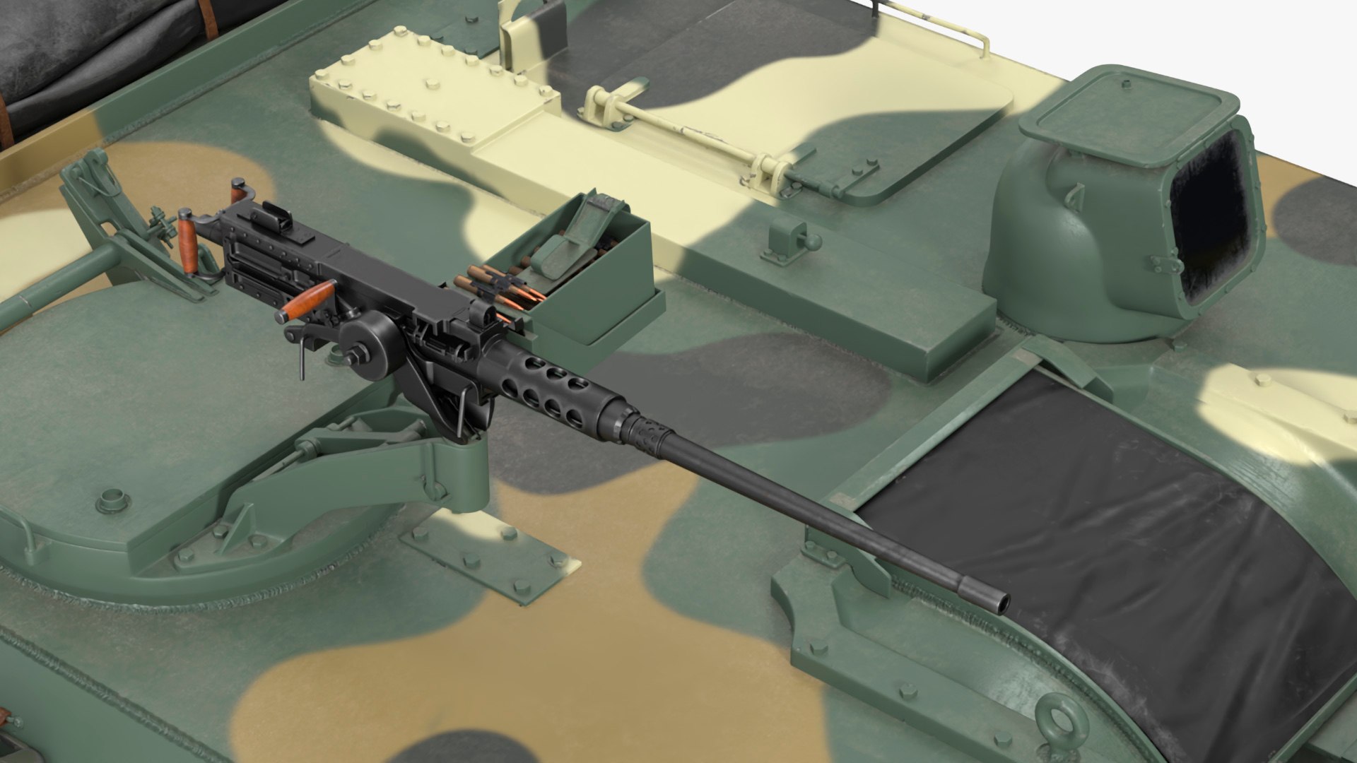 3D K9 Thunder South Korean Howitzer Rigged For Cinema 4D Model ...