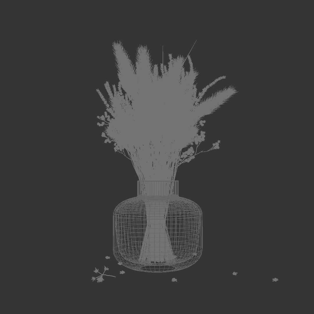 Dry Flowers 10 3D Model - TurboSquid 1847053