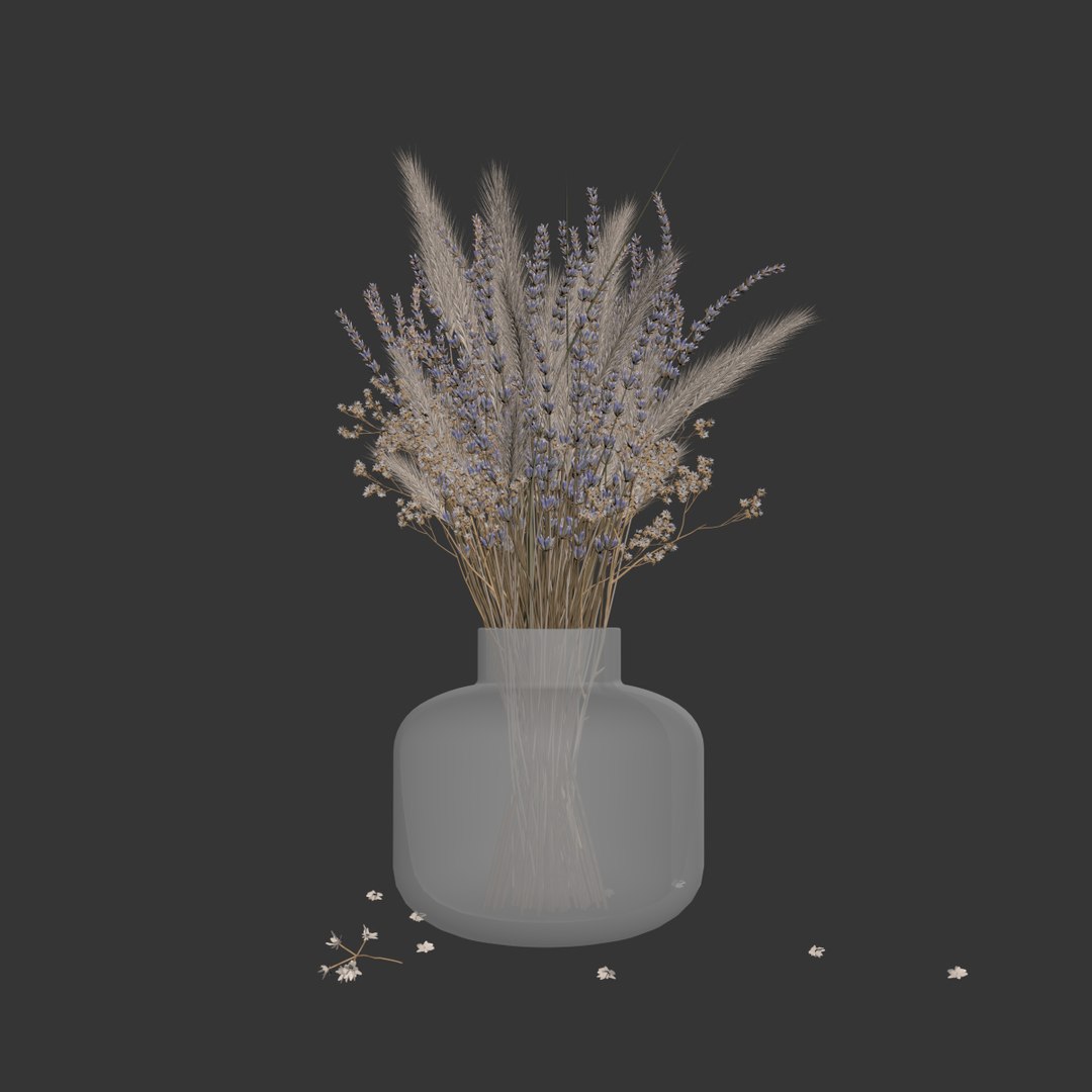 Dry Flowers 10 3D Model - TurboSquid 1847053
