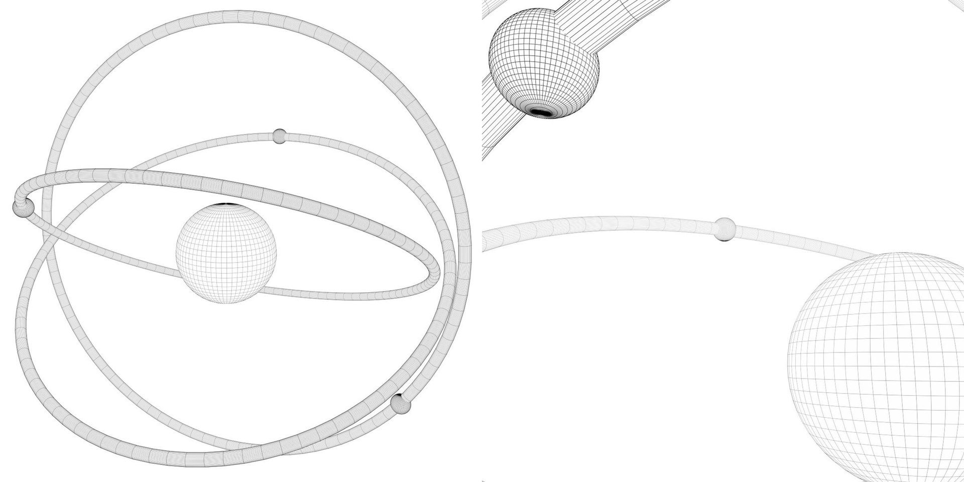 3D Simplistic Atom Model - TurboSquid 1486966