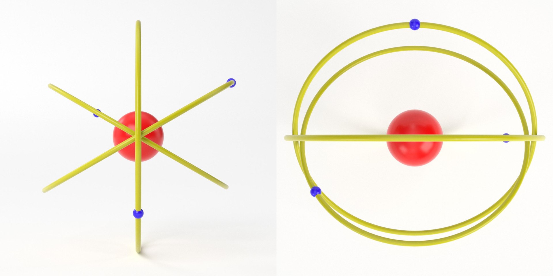 3D Simplistic Atom Model - TurboSquid 1486966