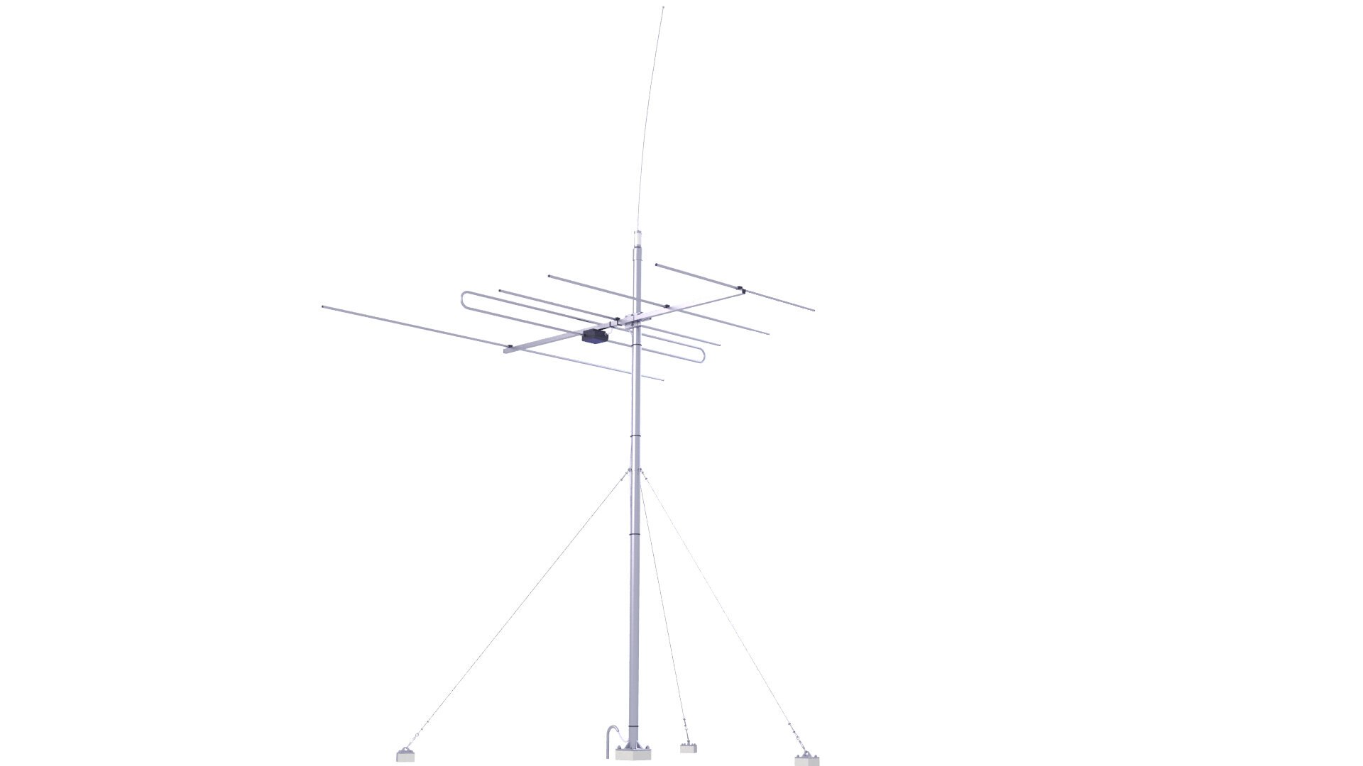 Roof TV And Yagi Antennas V7 3D Model - TurboSquid 2408541