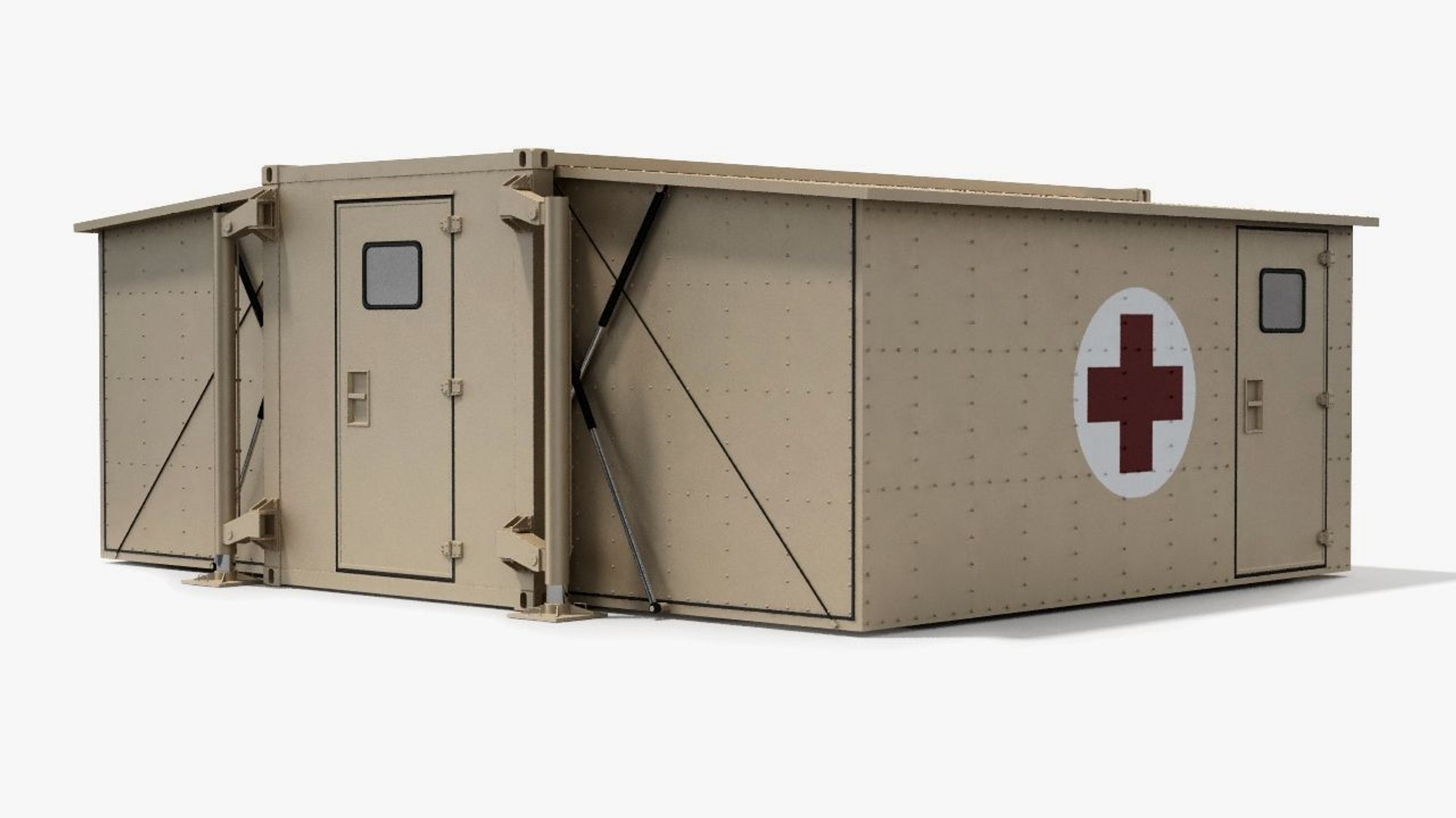3D Mobile Hospital Model - TurboSquid 1378941