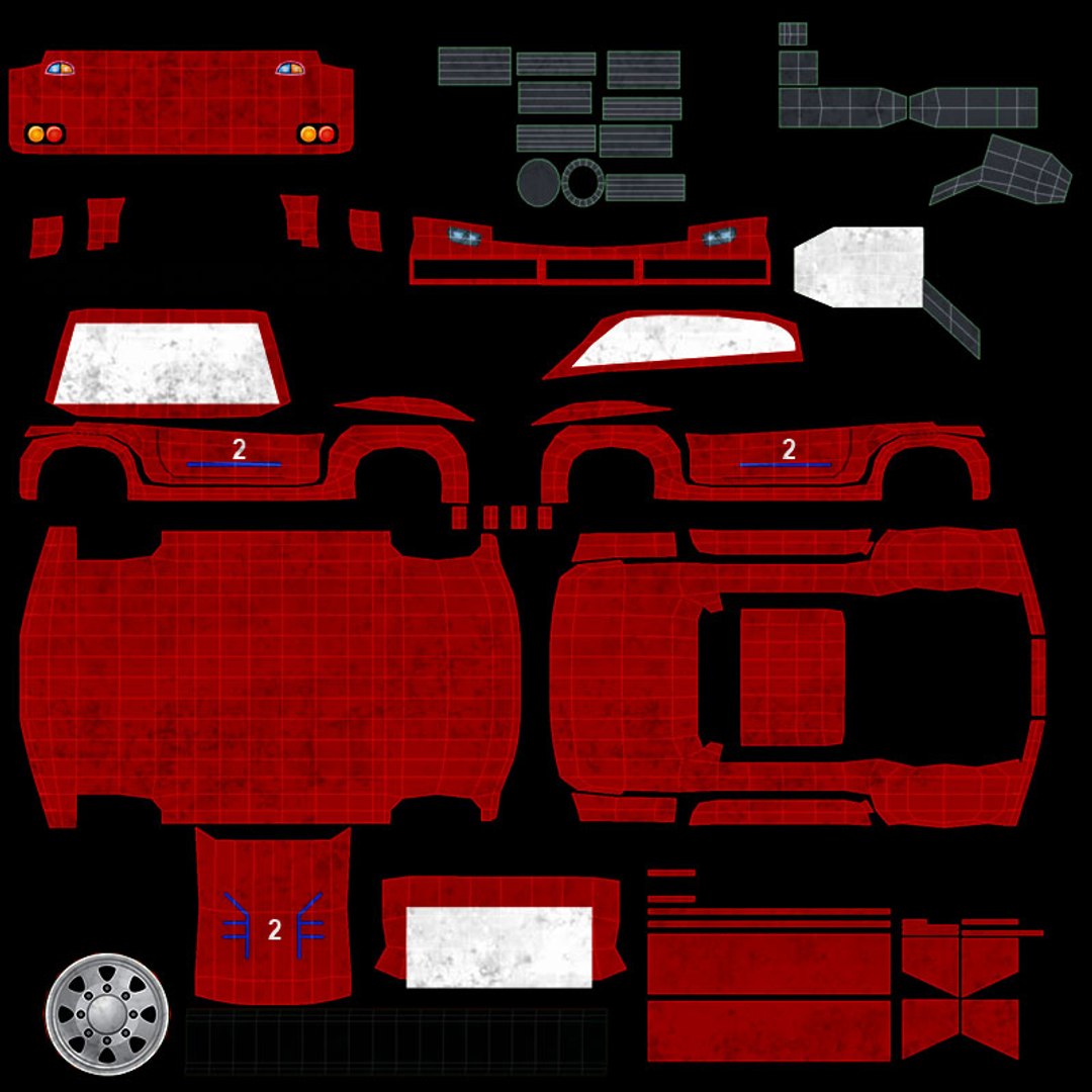 Cartoon Racing Car V2 3D Model - TurboSquid 2236578