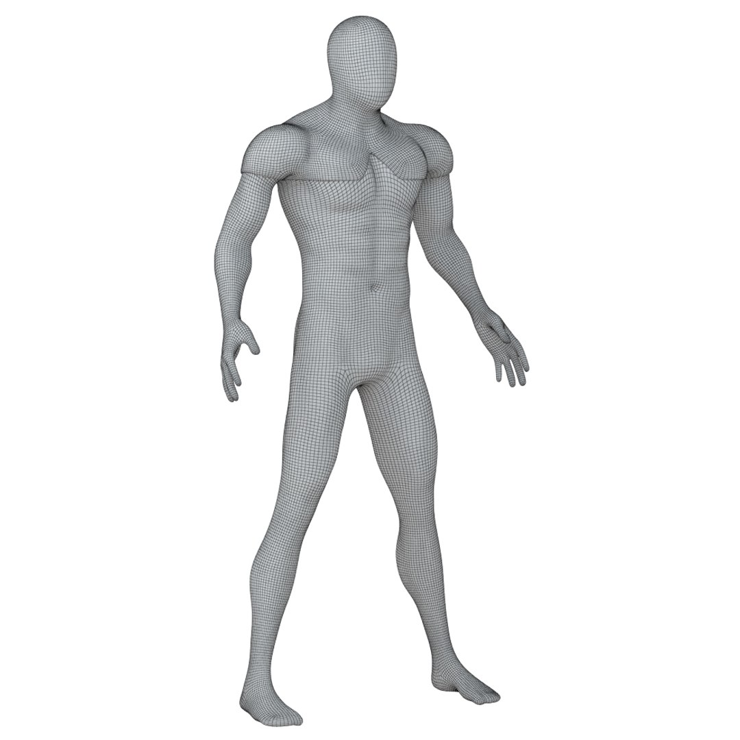 3D Model Faceless Mannequin Gold 134 - TurboSquid 1694746