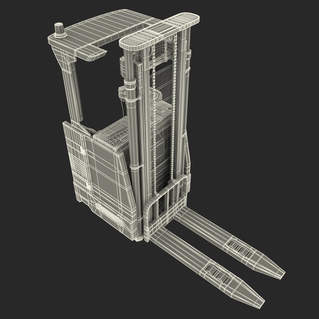 3d rider stacker red modeled