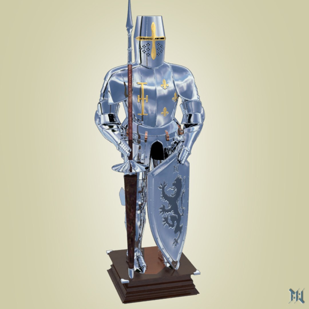 3d german armour xiii model