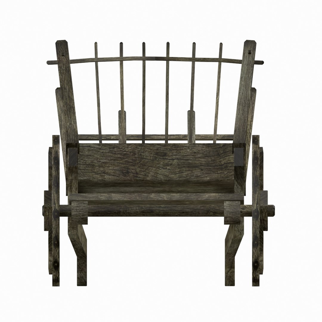 Medieval Hay Cart Fantasy 3d X