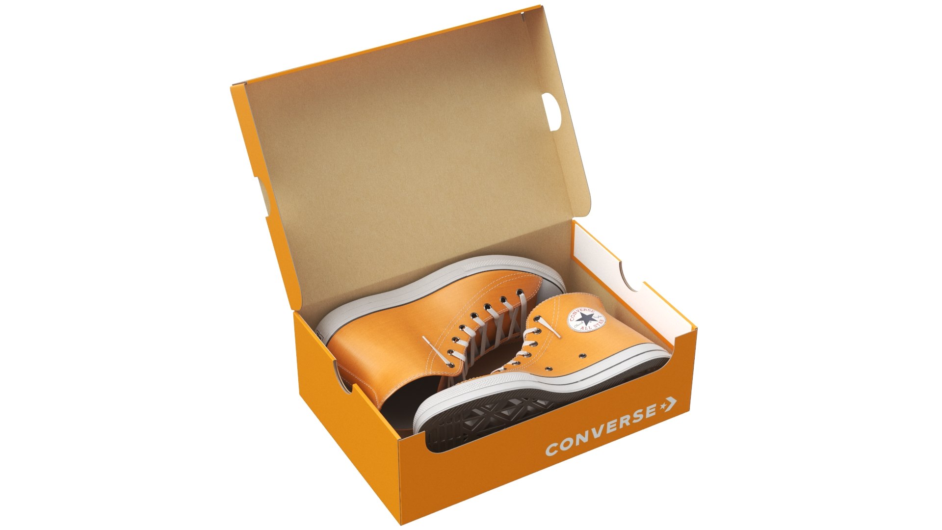 Detailed Sneakers Converse Shoebox Model - TurboSquid 2216900