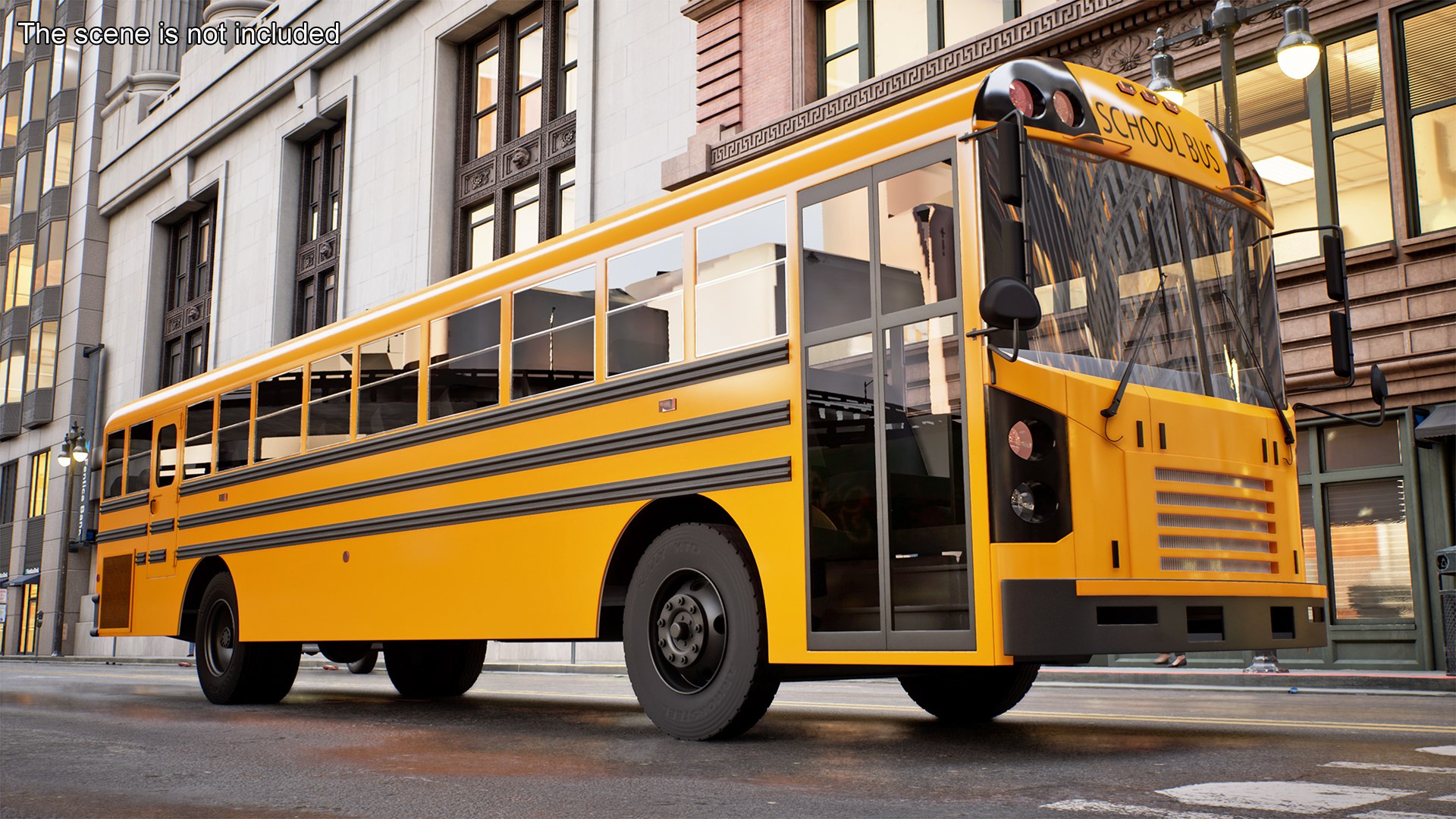 Electric School Bus model - TurboSquid 2145562