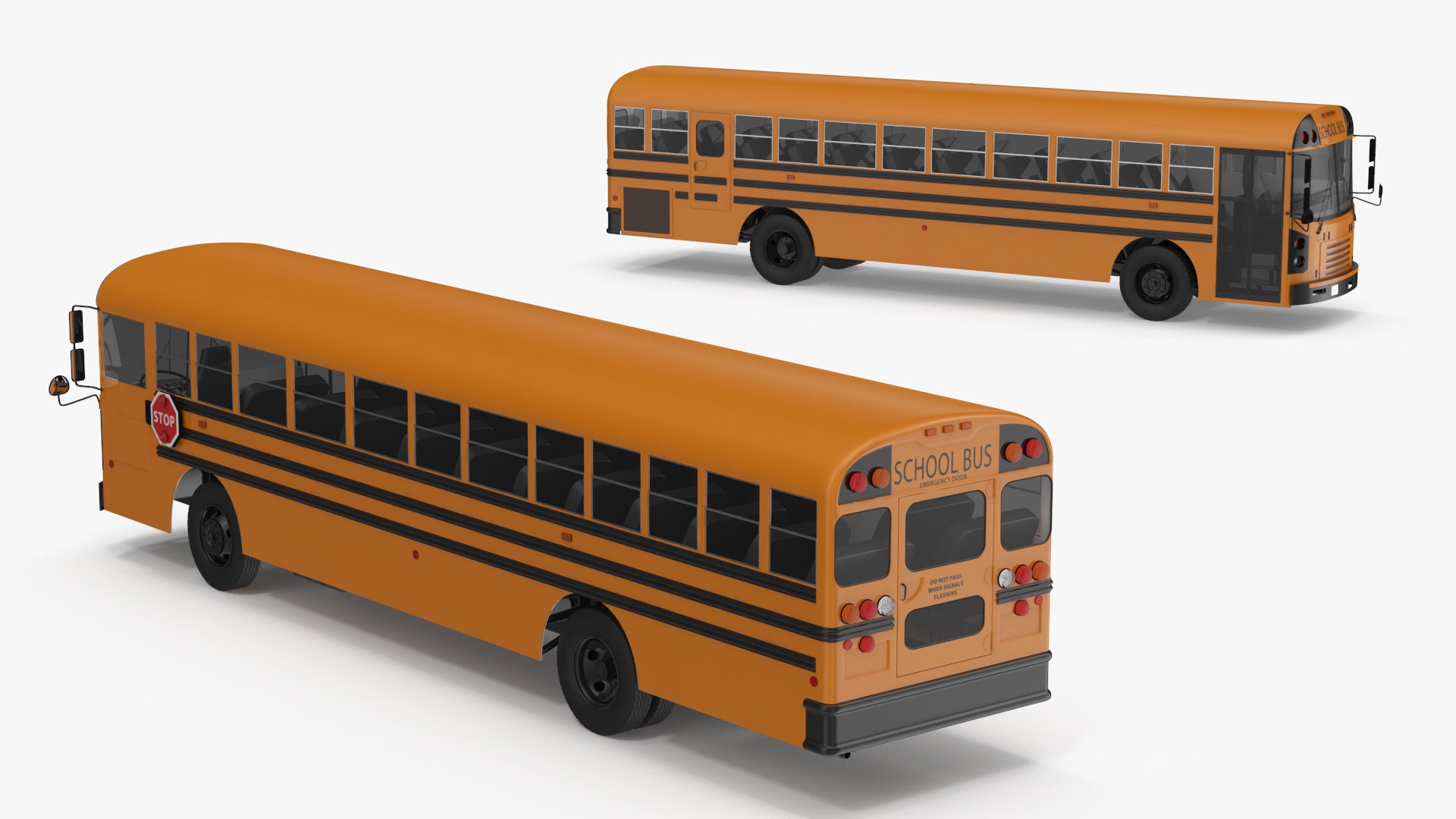 Electric School Bus model - TurboSquid 2145562