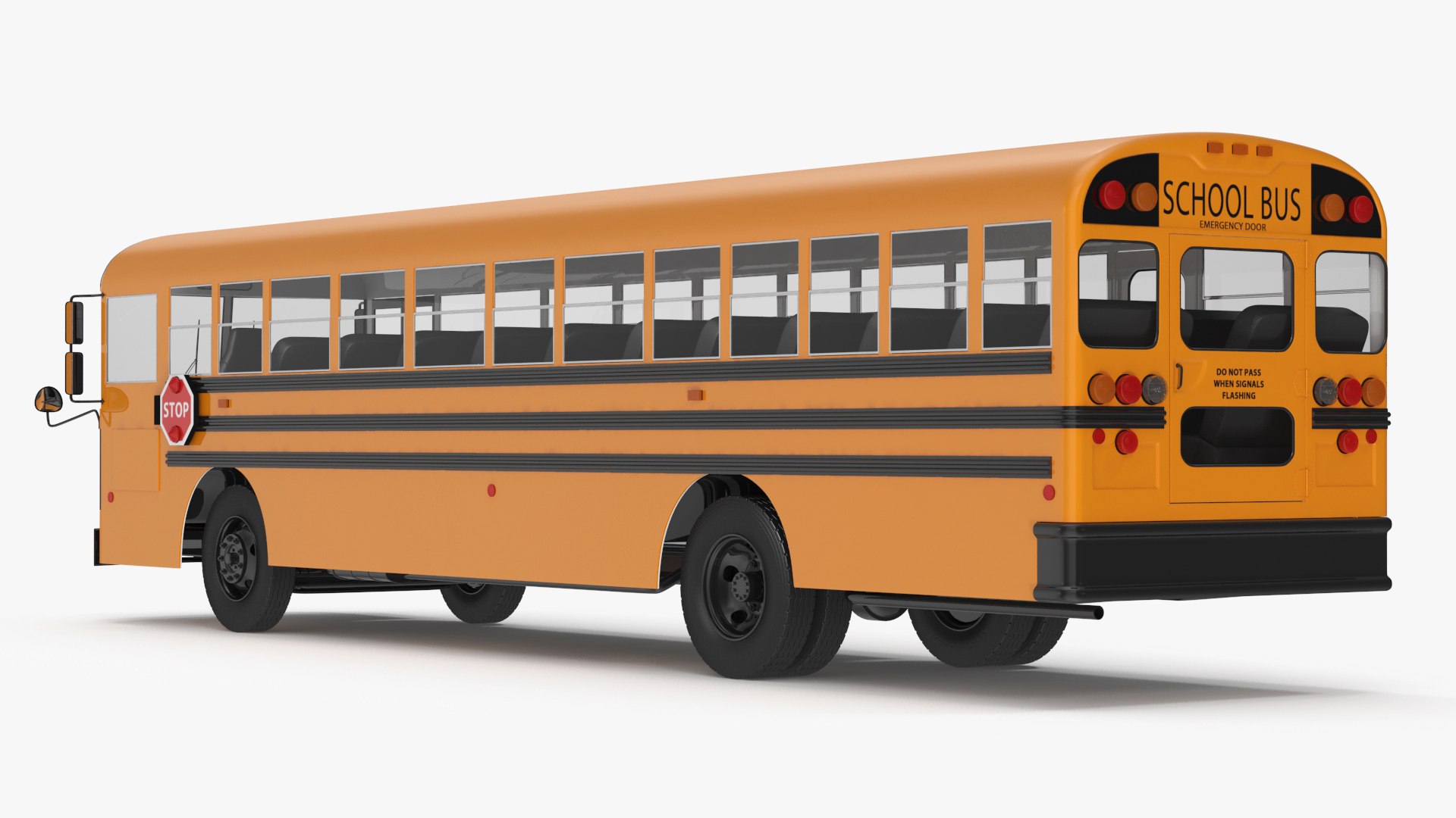 Electric School Bus model - TurboSquid 2145562