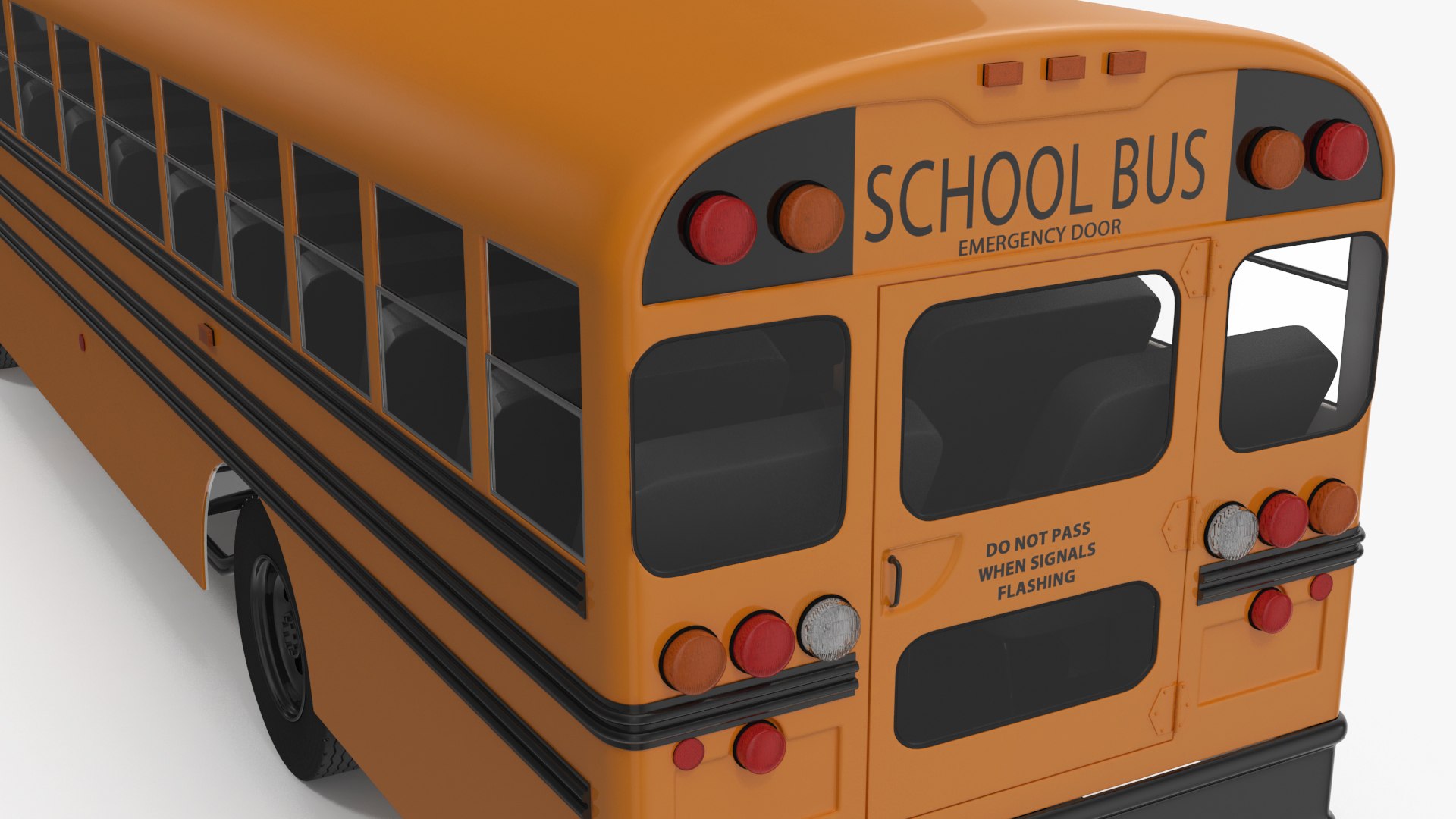 Electric School Bus model - TurboSquid 2145562