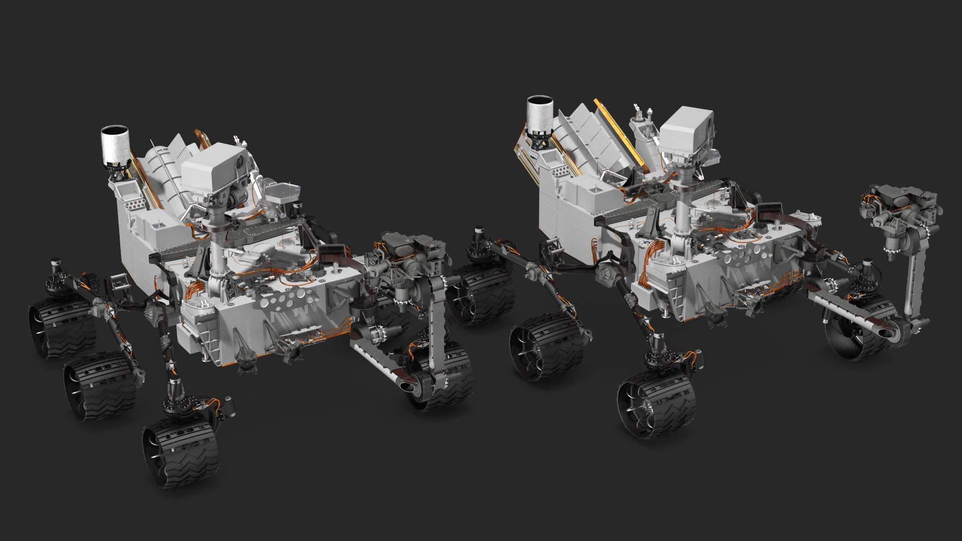 Curiosity mars rover 3D - TurboSquid 1511835
