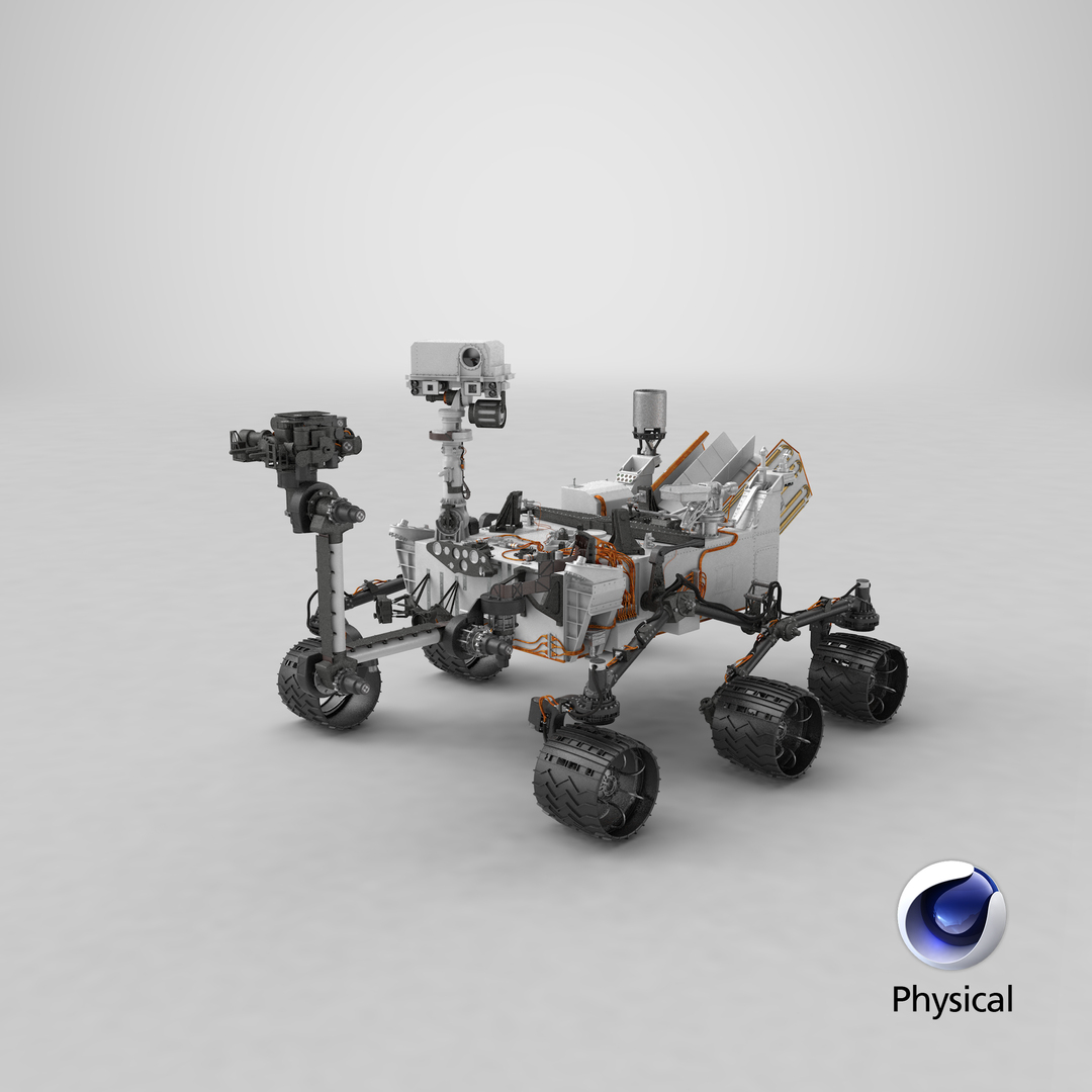 Curiosity mars rover 3D - TurboSquid 1511835