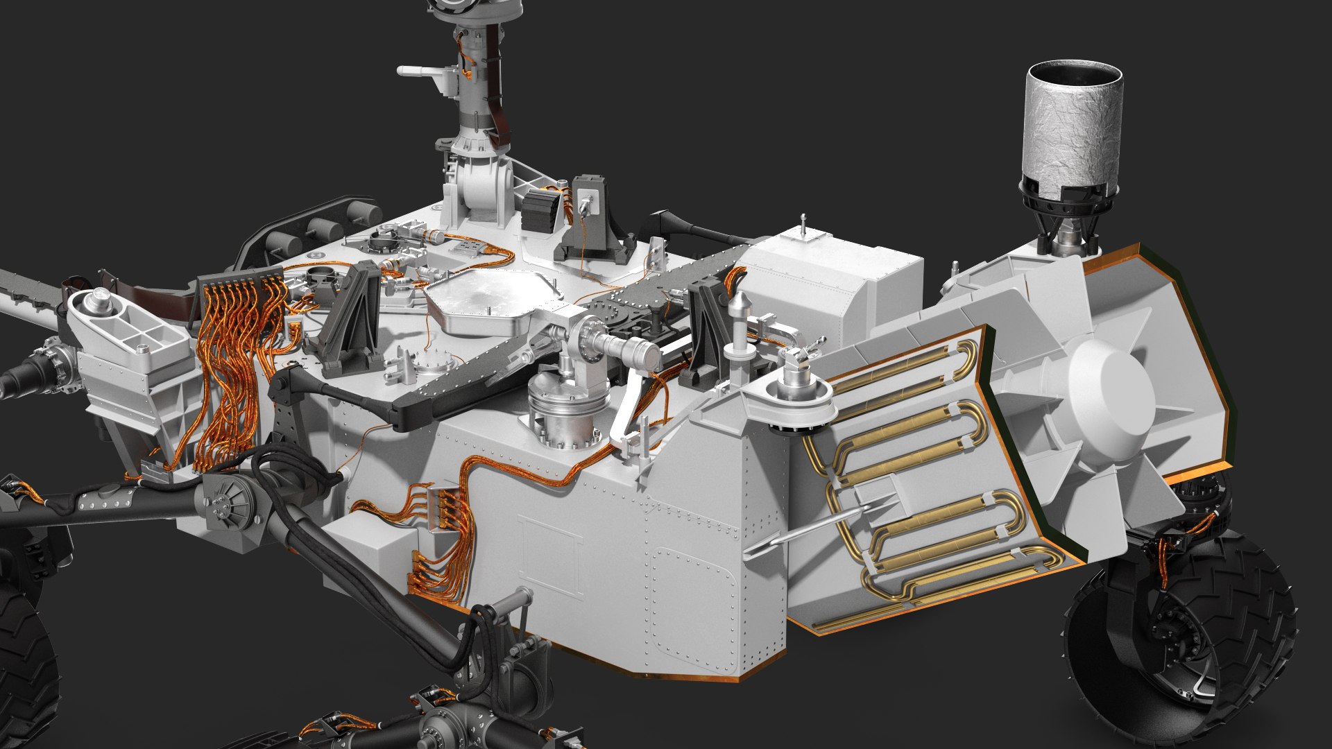 Curiosity mars rover 3D - TurboSquid 1511835