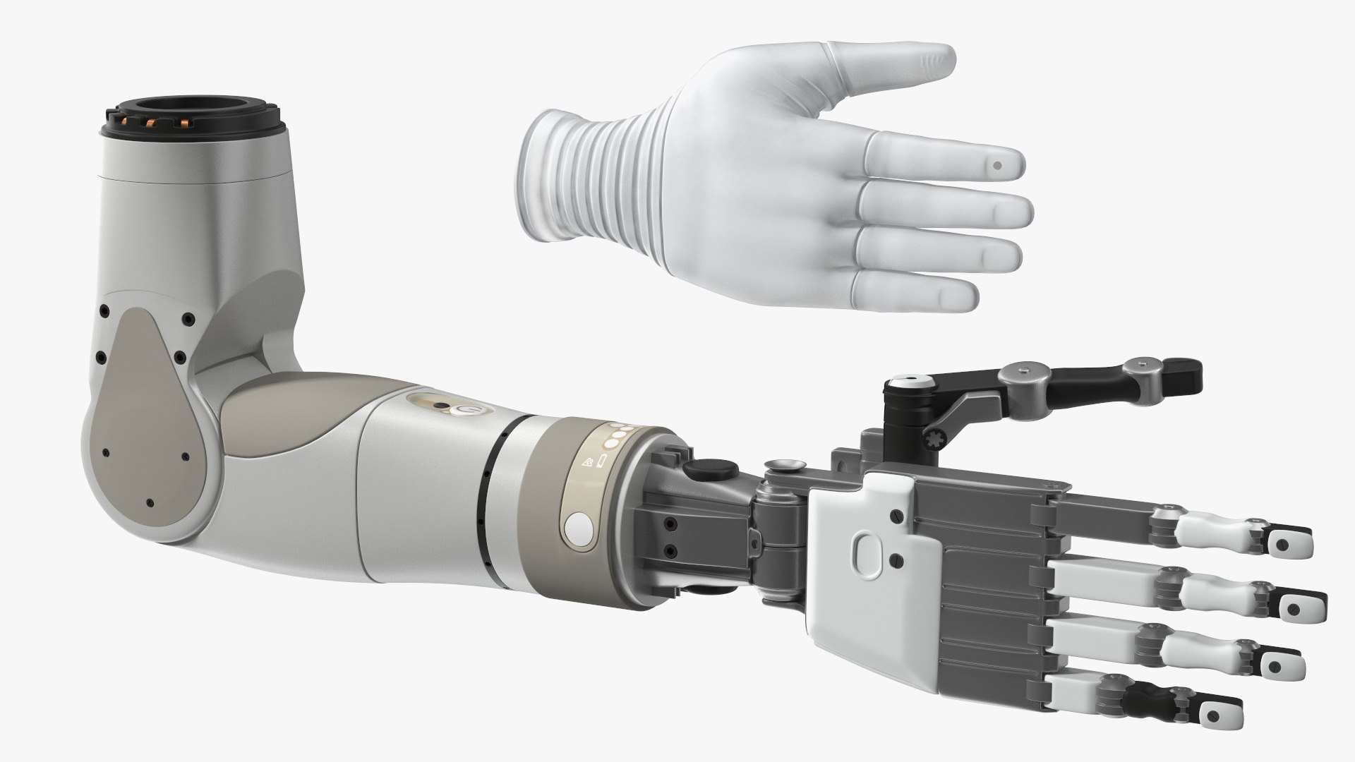 Deka Bionic Arm with Elbow 3D model - TurboSquid 2063834